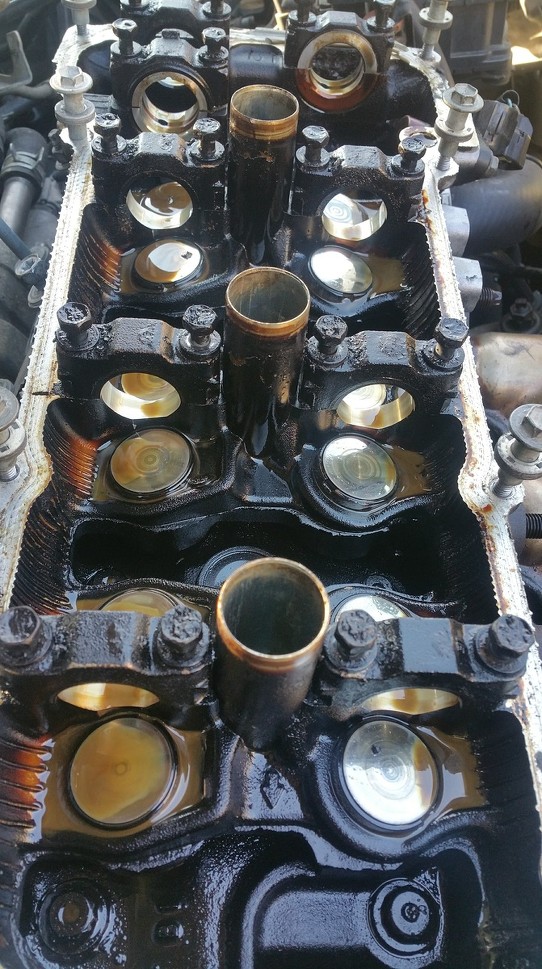 Differences between VVTi & non-VVTi head? Got burnt valves (heavy pic ...